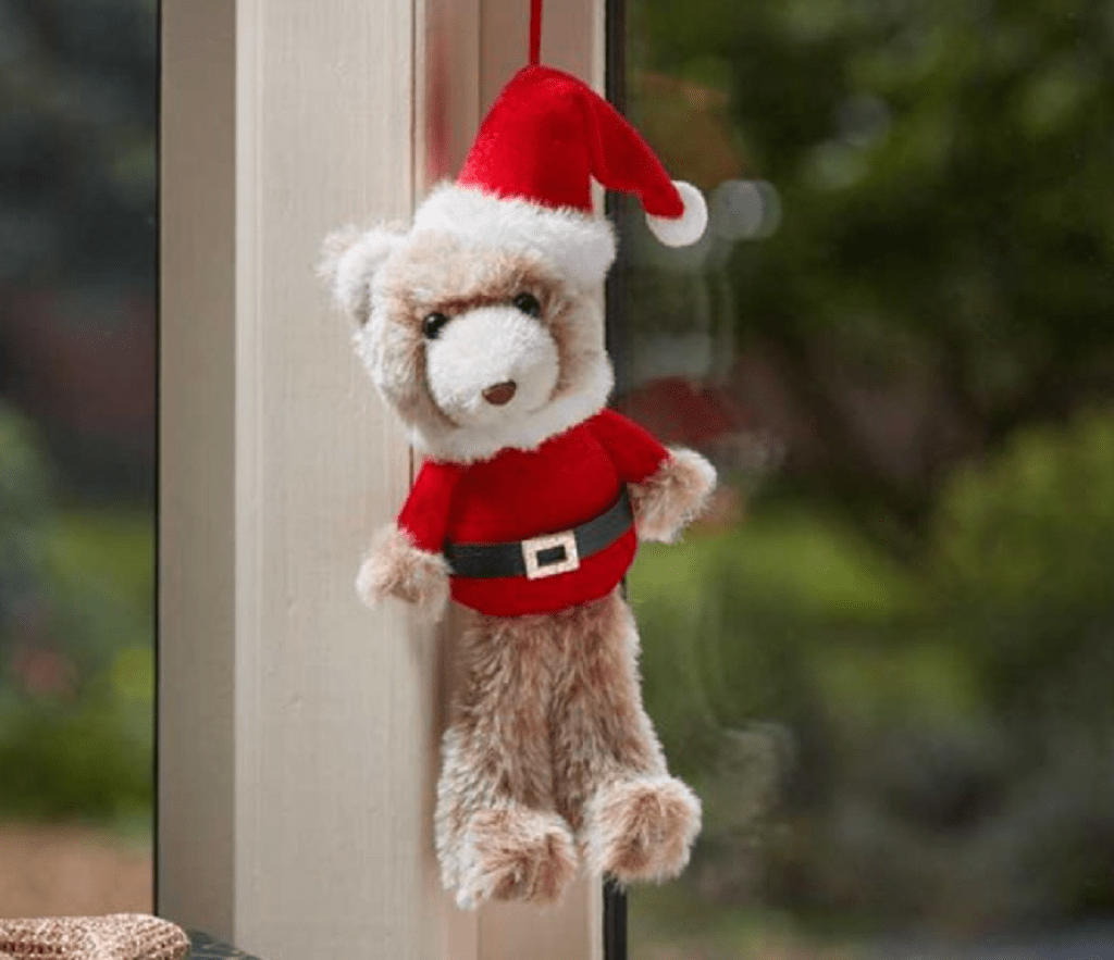 Teddy bear santa store