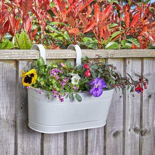 Smart Garden 12in Fence Balcony Hanging Planter
