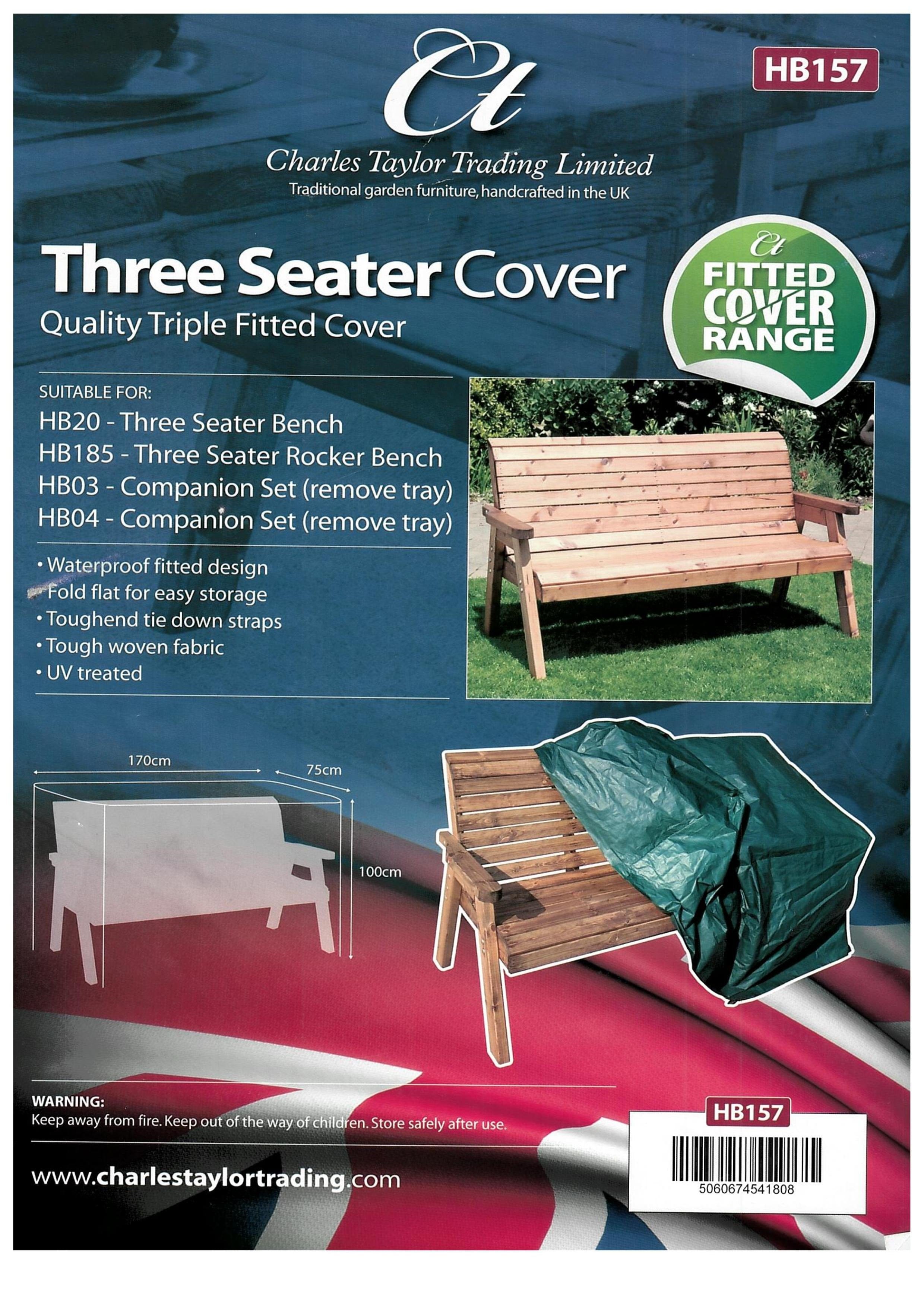 Charles Taylor HB157 - Deluxe Three Seat Companion Set Cover – Trowell ...