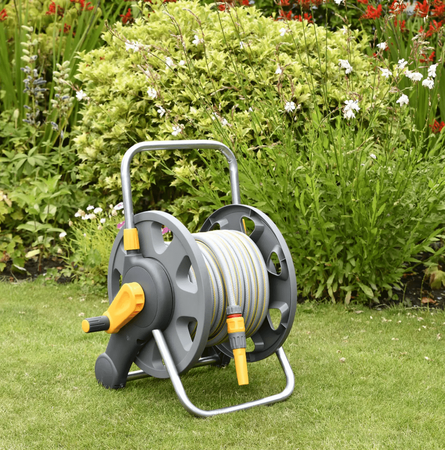 Hozelock Assembled 2 - in - 1 Hose Reel With 25m Hose – Trowell Garden ...