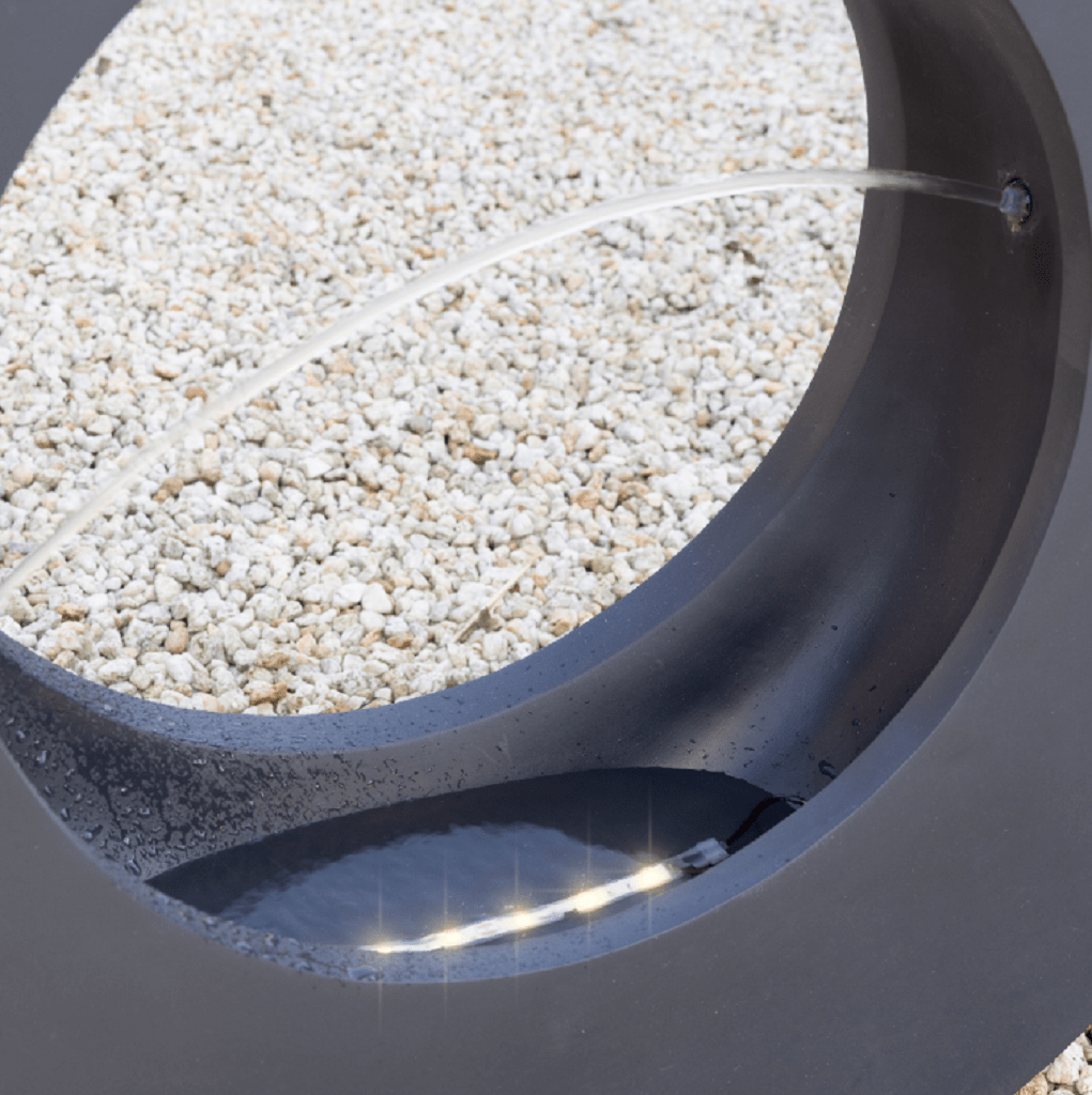 Kaemingk Round Polyresin Water Feature – Trowell Garden Centre