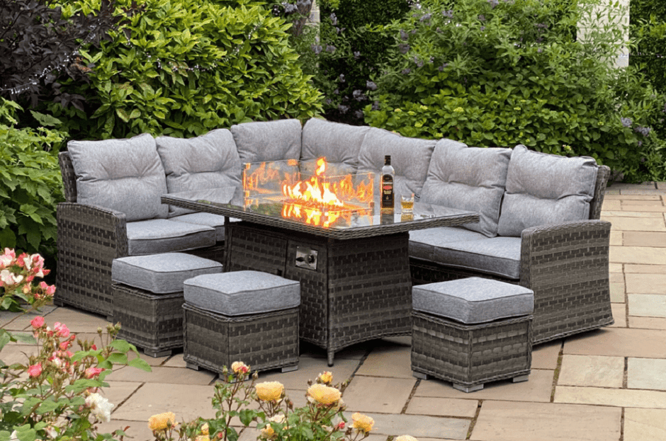 Resin weave garden furniture store