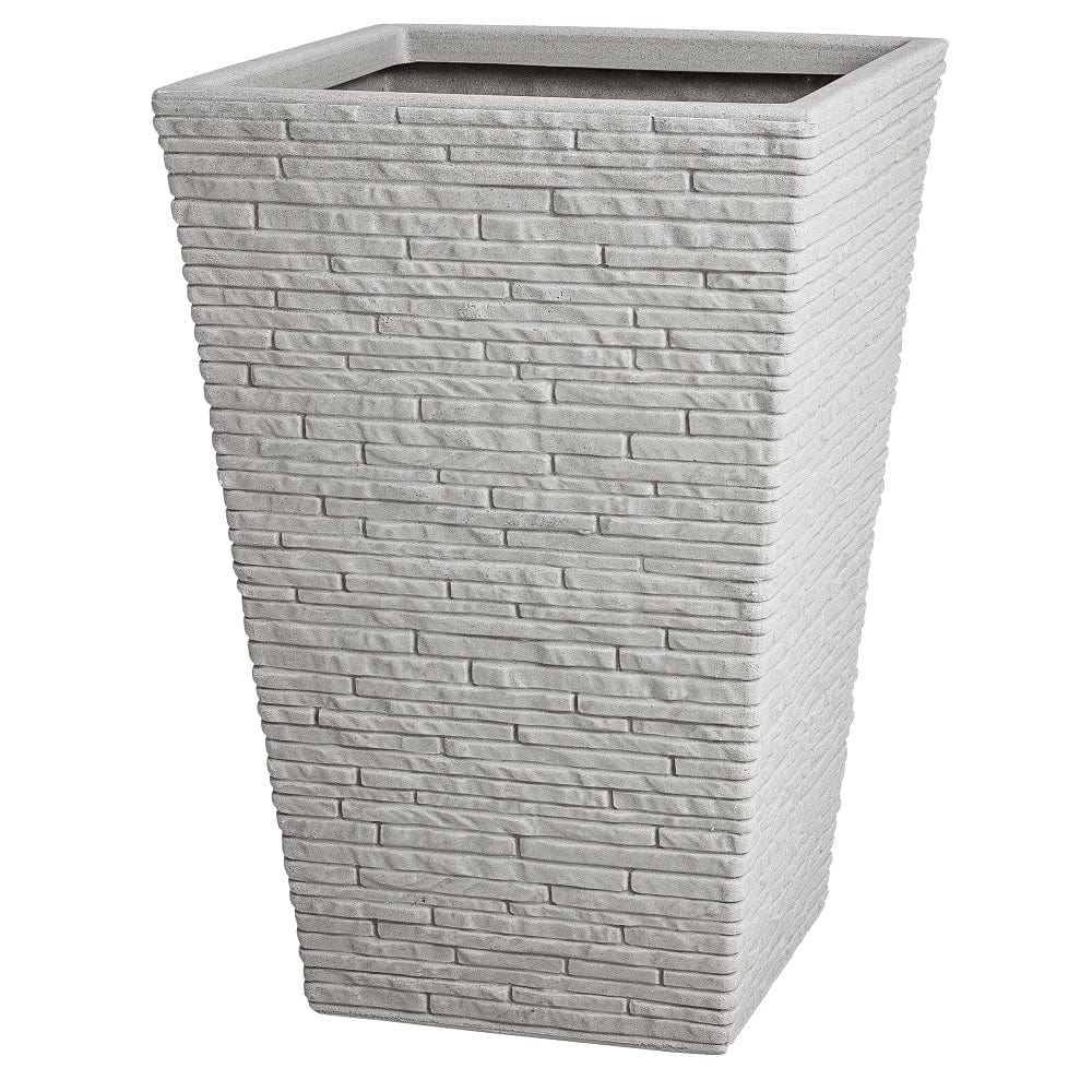 Strata Slate Planter Tall Stone 45cm – Trowell Garden Centre