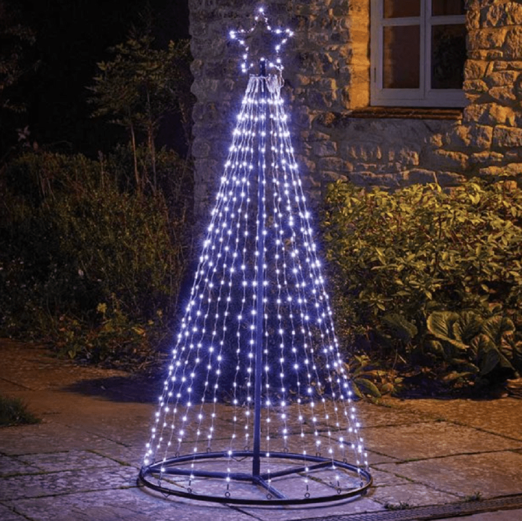 Three Kings 2.1m TwinkleTree Warm/Cool White – Trowell Garden Centre