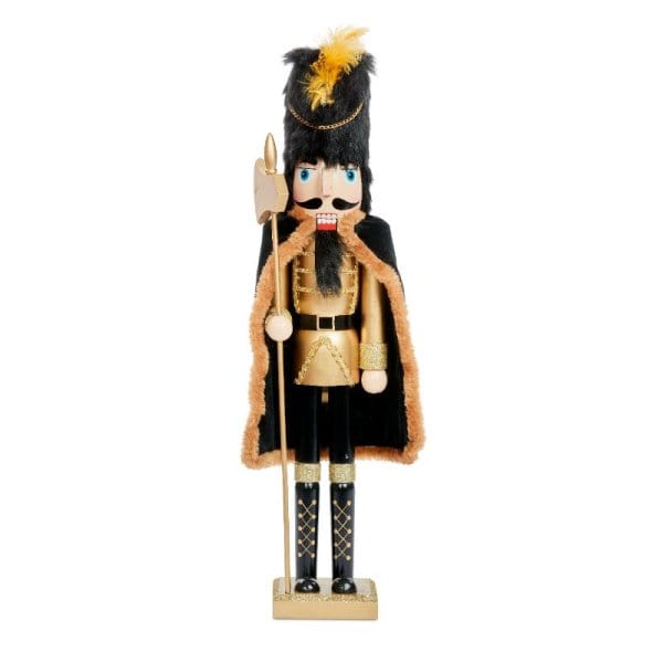 Three Kings Caped Crackers Black & Gold Nutcracker – Trowell Garden Centre