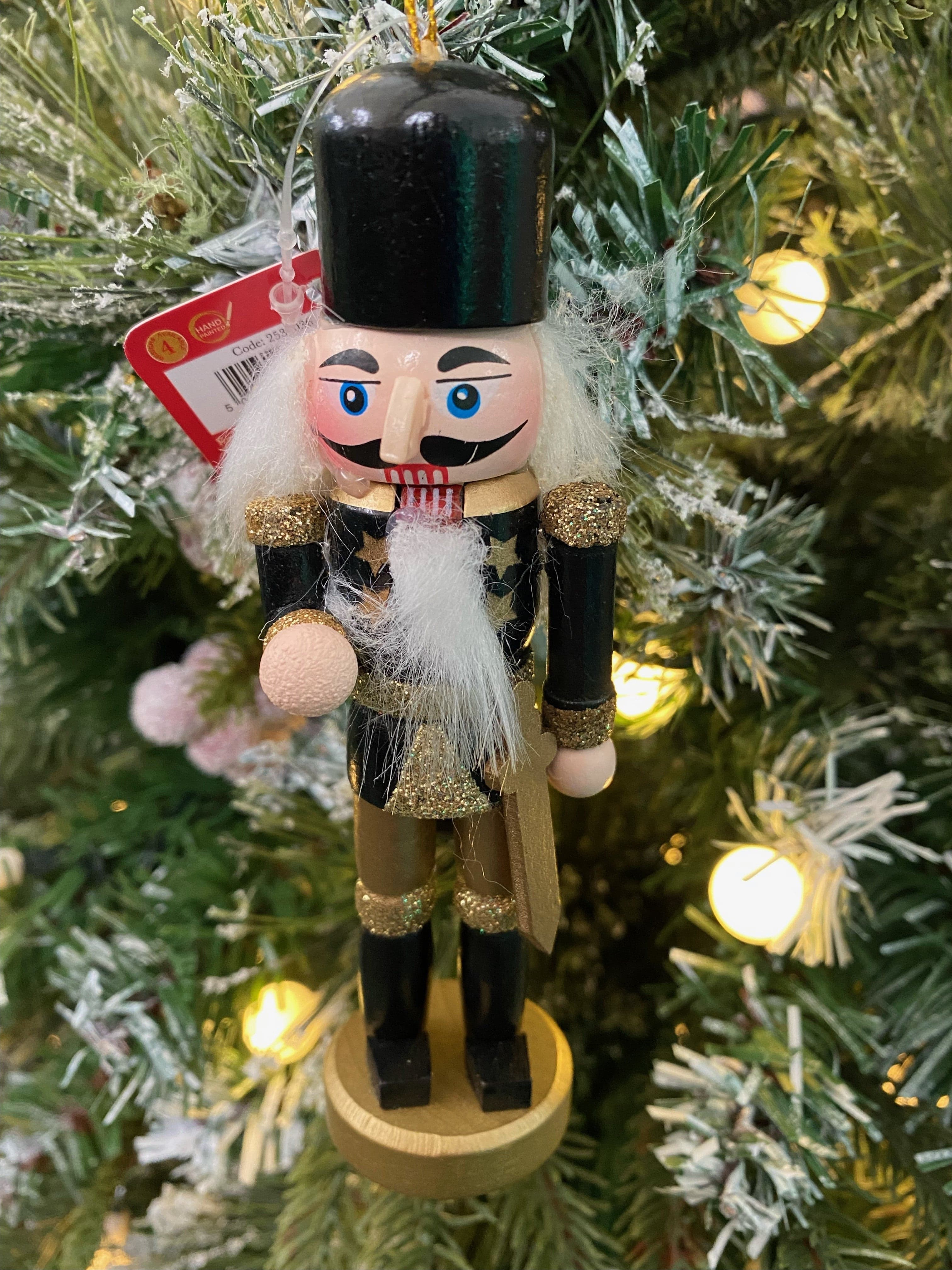 Three Kings Hanging Nutcracker Black/Gold – Trowell Garden Centre