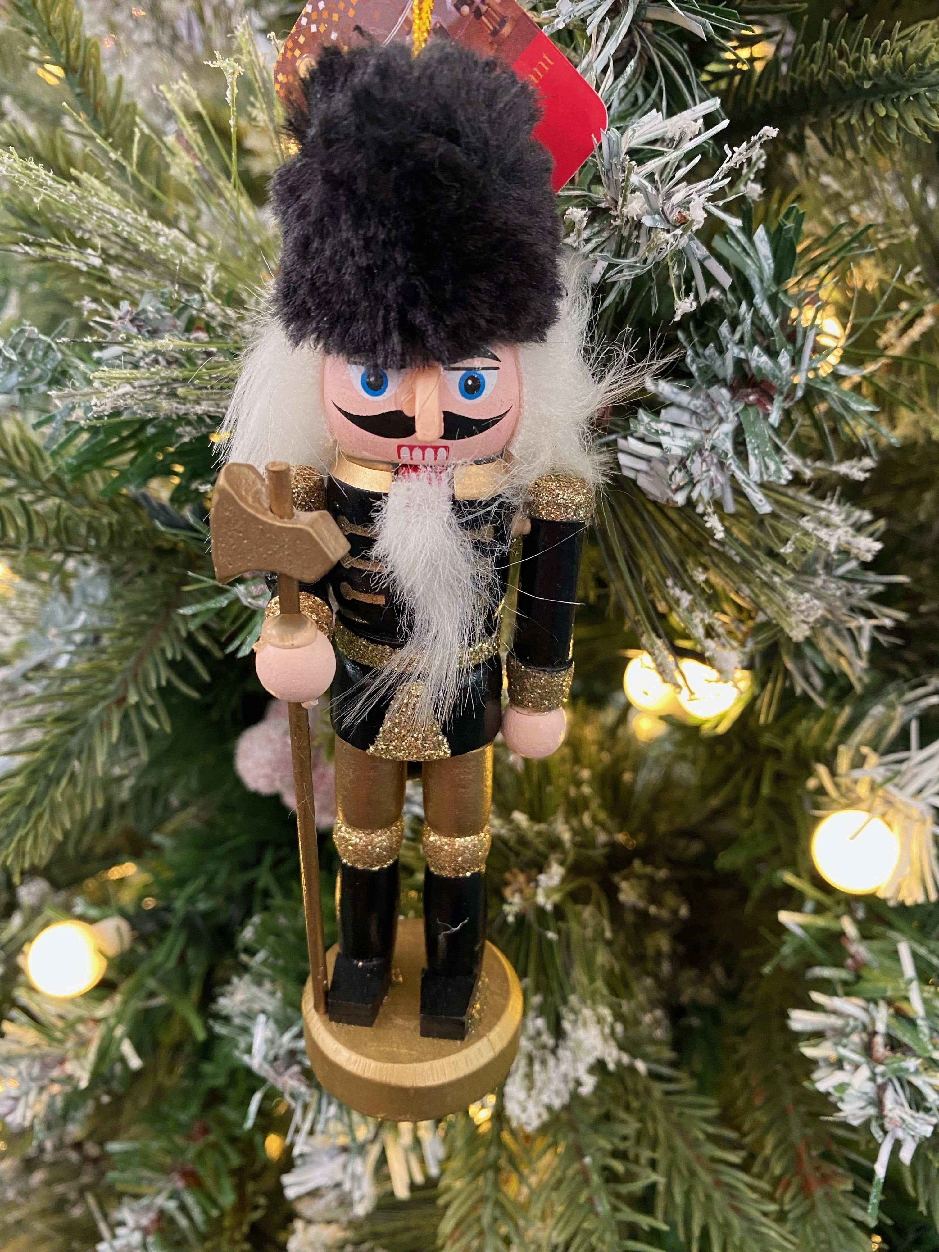 Three Kings Hanging Nutcracker Black/Gold – Trowell Garden Centre
