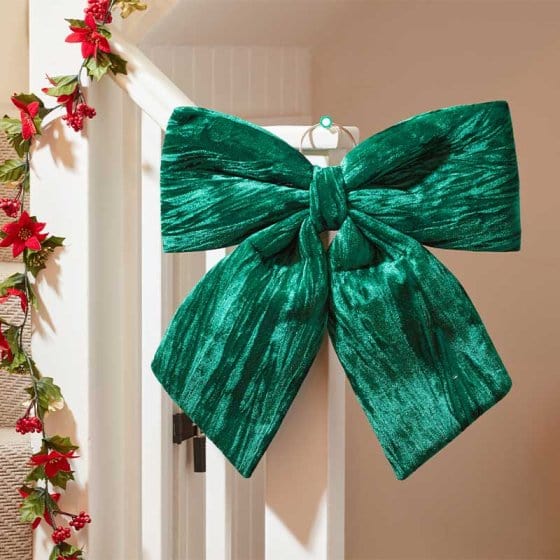 Three Kings Velvet Bow Emerald - Assorted Sizes – Trowell Garden Centre