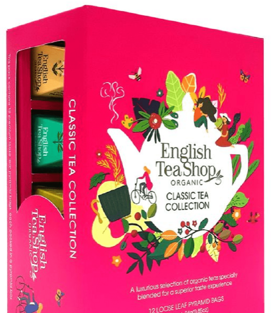 English Tea Shop Organic Prism Classic Tea Collection – Trowell Garden ...