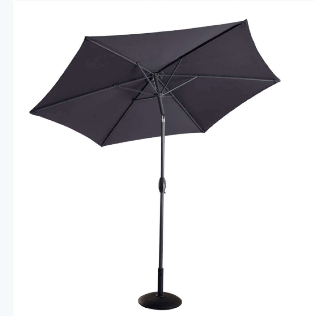 Hartman Balearic Tilt Parasol Dark Grey 2.7m – Trowell Garden Centre