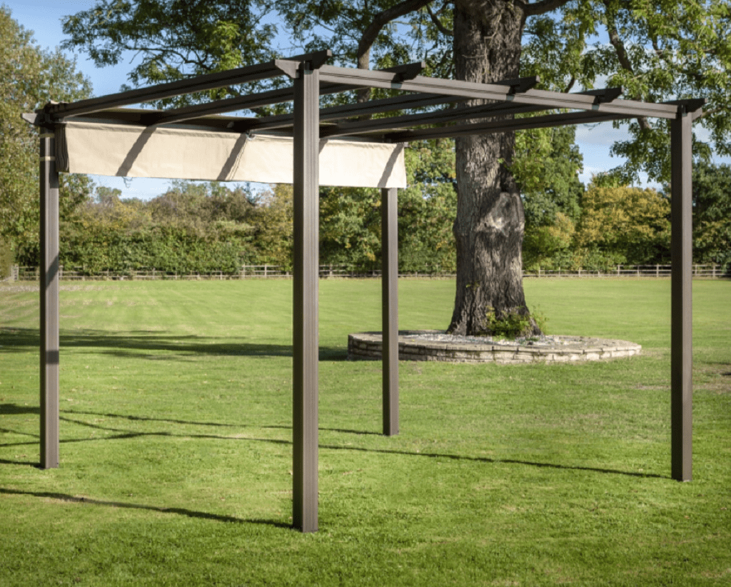 Hartman Roma Pergola Caramel 3m x 3m – Trowell Garden Centre