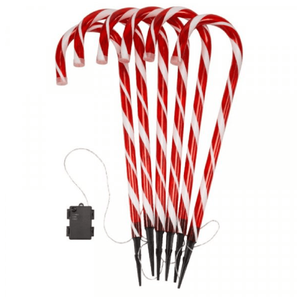 Three Kings Candy Cane Stake Lights 6pc – Trowell Garden Centre