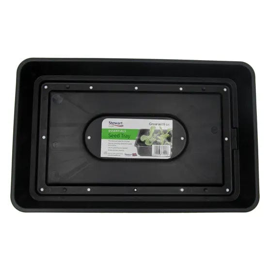Stewart Extra Deep SeedTray Premium with holes 20, 22, 38, 52cm, Green ...