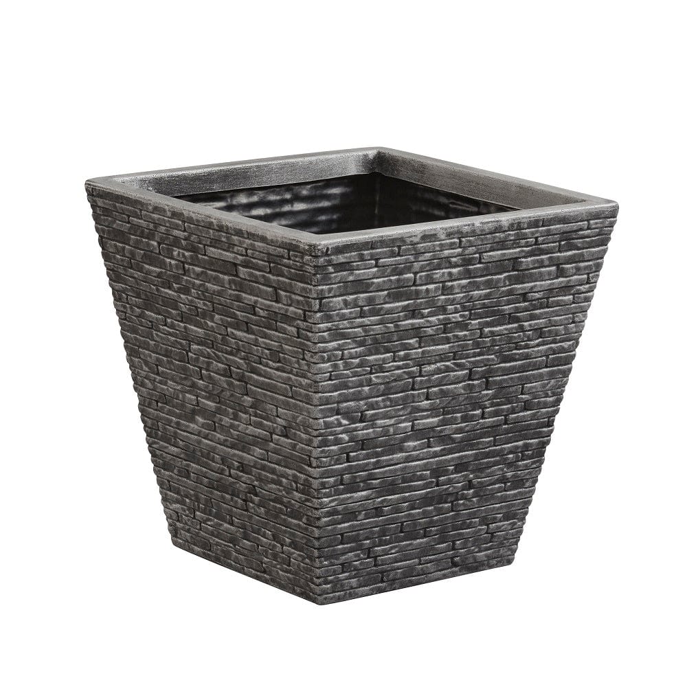 Strata Small Slate Planter Pewter 33cm – Trowell Garden Centre