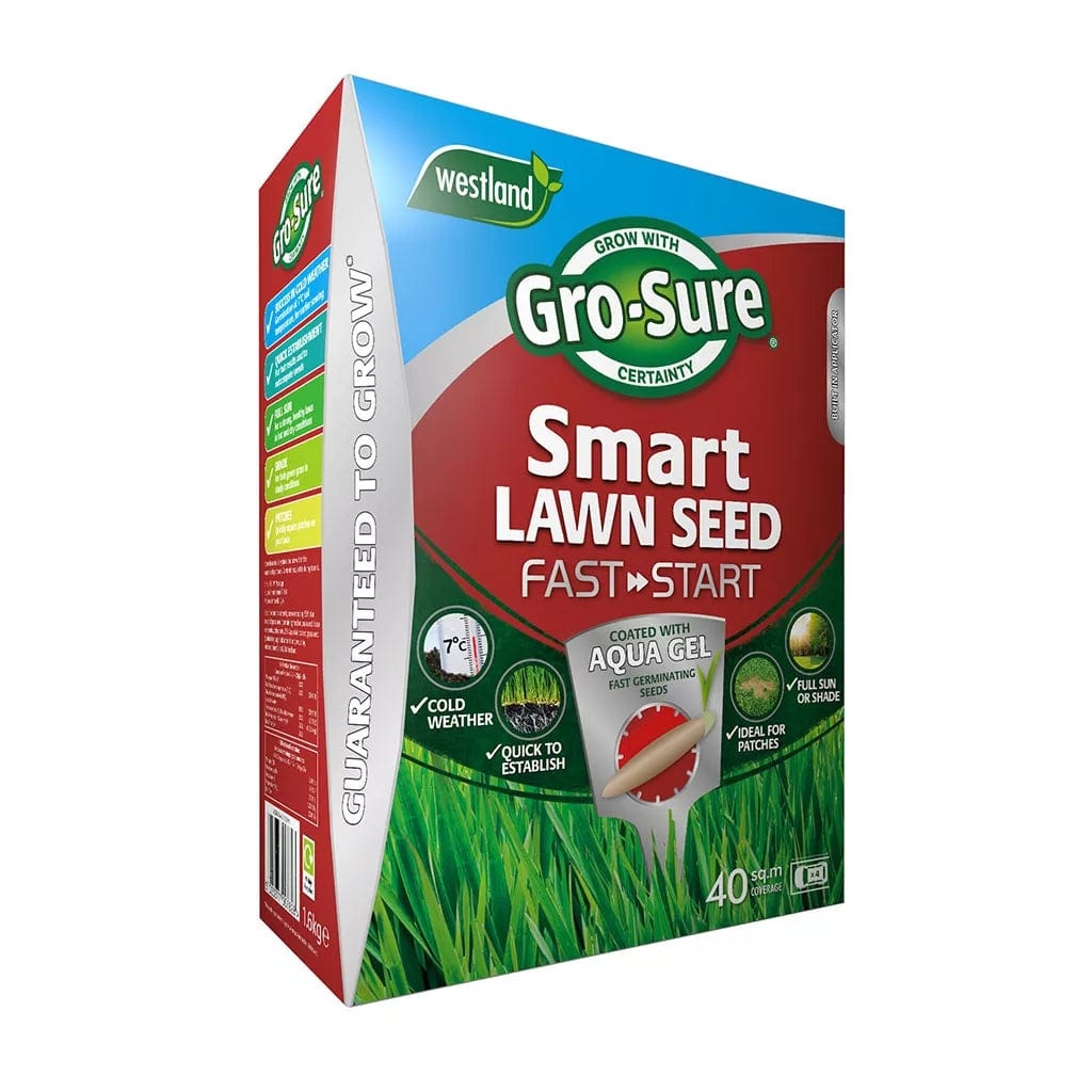 Westland Gro-Sure Smart Lawn Seed Fast Start 40m2 – Trowell Garden Centre