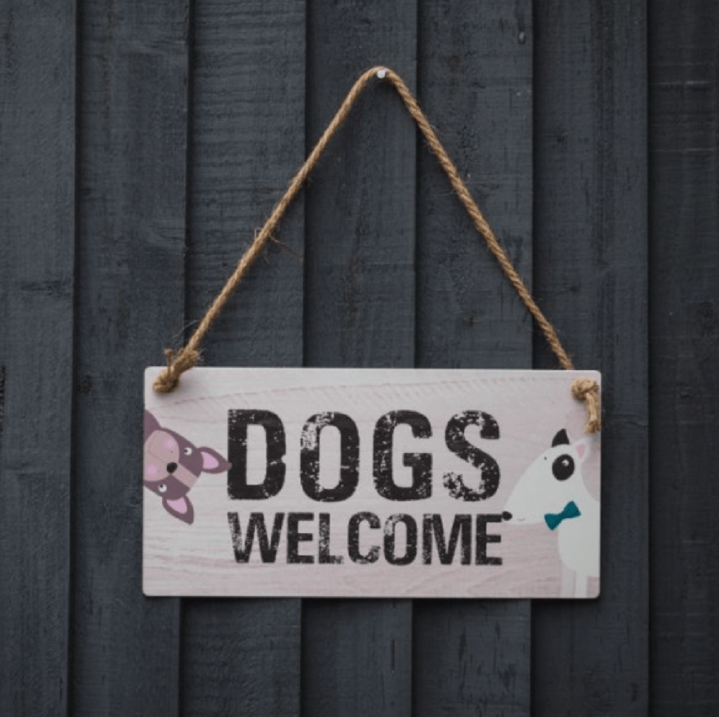 Zoon PetFun 'Dogs Welcome' Sign – Trowell Garden Centre